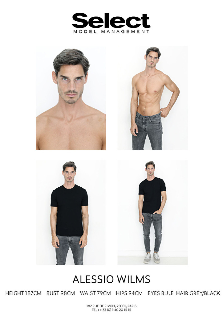 ALESSIO WILMS | Select Paris | Select Model Management