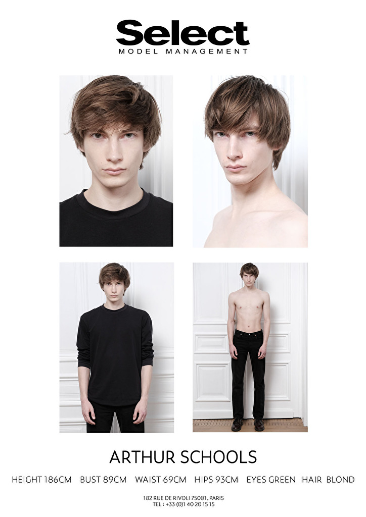ARTHUR SCHOOLS | Select Paris | Select Model Management